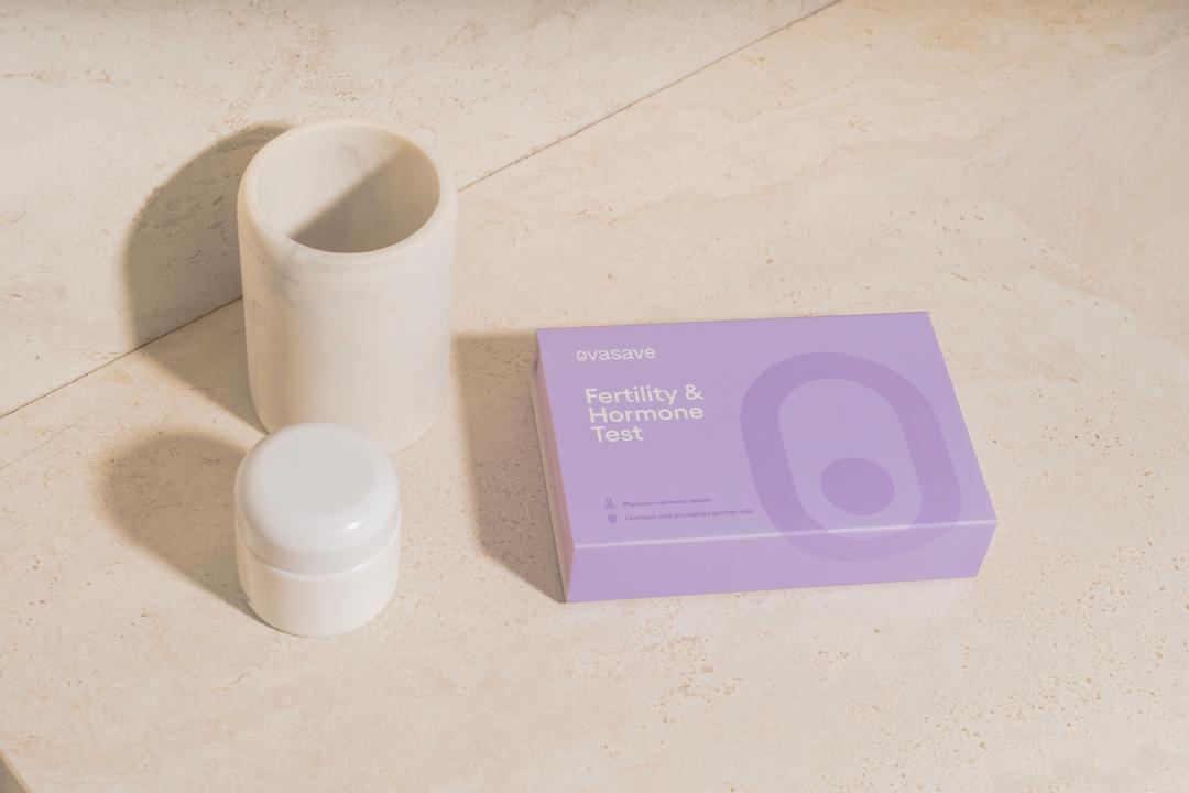 Ovasave At-Home Fertility & Hormone Test, 7 Hormones,14 Conditions